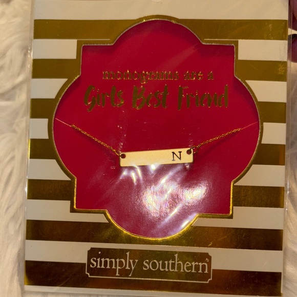 Simply Southern | Jewelry | Simply Southern Gold Initial Necklace ...